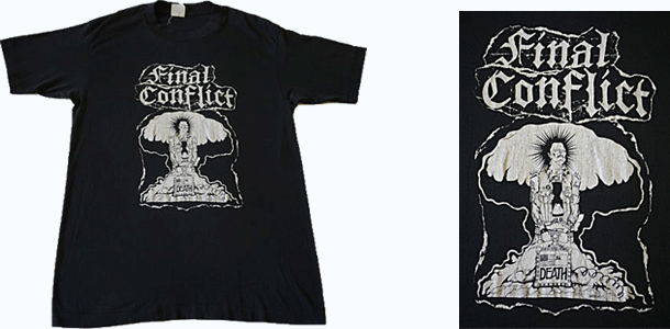 Vintage Final Conflict T-Shirt | Jeff Harp | Punk 1985