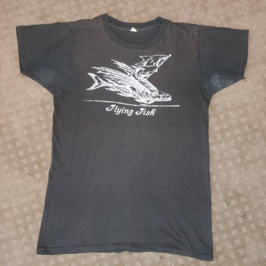 1970s Flying Fish Record Label Promo T-Shirt | Defunkd