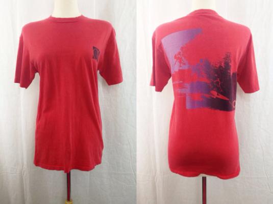 Vintage 80s OP OCEAN PACIFIC Surfer Red Summer T Shirt