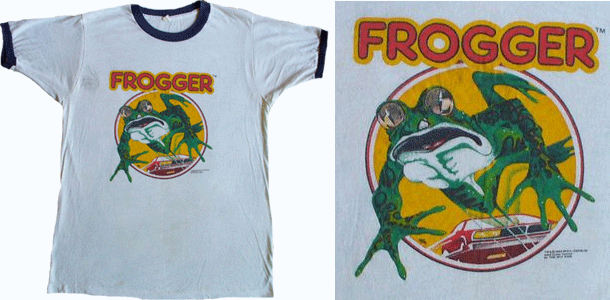 Vintage Frogger T-Shirt | Sega | Video Game 1981