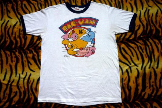 VINTAGE PAC-MAN 1981 RINGER T-SHIRT | Defunkd