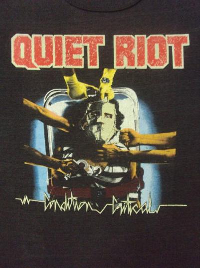 Vintage 1984 QUIET RIOT Promo sleeveless t-shirt | Defunkd