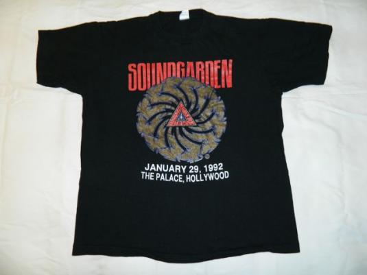 Rare SOUNDGARDEN KNAC JAN 29, 1992 Concert T-Shirt Vintage | Defunkd
