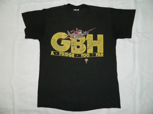 Vintage G.B.H. 1989 TOUR T-Shirt gbh concert 80s punk | Defunkd