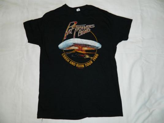 Vintage PAT TRAVERS BAND 1980 Tour T-Shirt concert xl | Defunkd