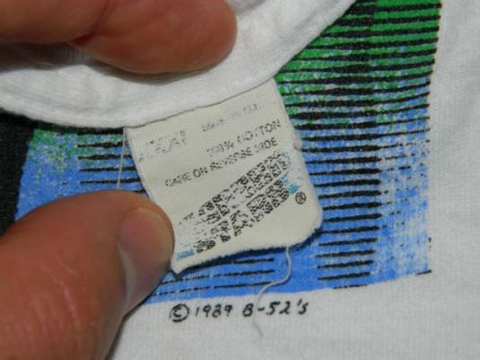 Vintage THE B-52’S XXXL SCREEN STARS 1989 tour t-shirt b-52s | Defunkd