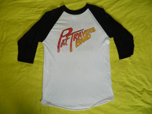 Vintage PAT TRAVERS BAND 1987 Tour JERSEY T-Shirt concert | Defunkd
