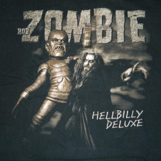 Vintage ROB ZOMBIE HELLBILLY DELUXE TOUR T-Shirt 1998 90s | Defunkd