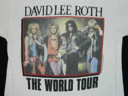 Vintage DAVID LEE ROTH Eat Em And Smile 1986 Tour T-Shirt | Defunkd