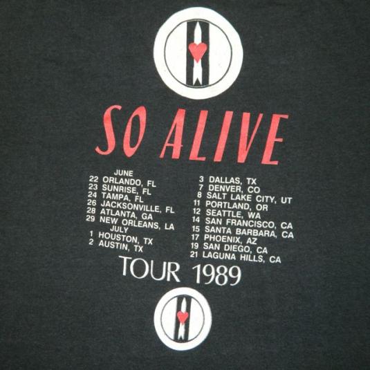 Vintage Love and Rockets 1989 Tour T-Shirt | Defunkd