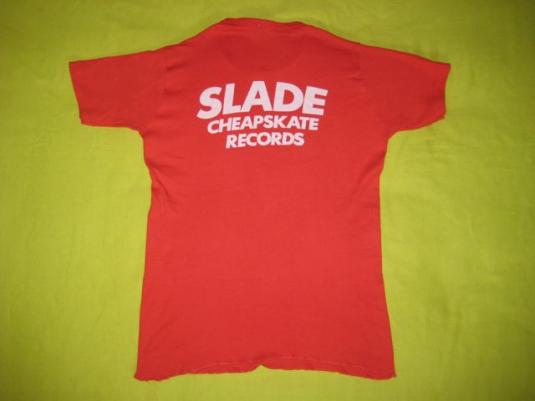 vintage SLADE 1981 CHEAPSKATE RECORDS T-Shirt 80s | Defunkd