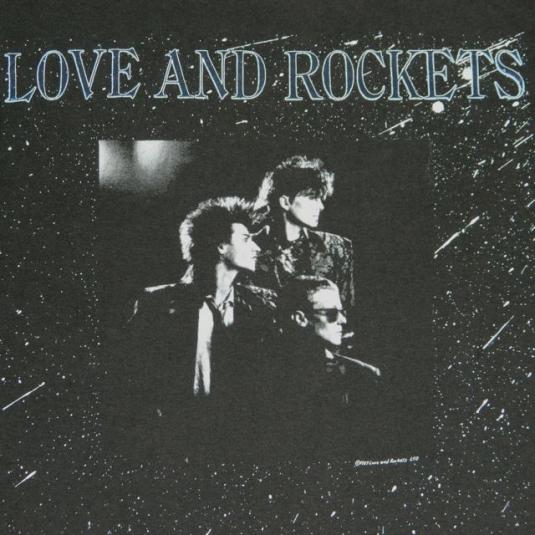 vintage LOVE AND ROCKETS 1987 TOUR T-Shirt 80s concert | Defunkd