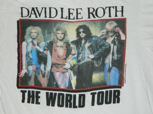 Vintage DAVID LEE ROTH Eat Em And Smile 1986 Tour T-Shirt | Defunkd