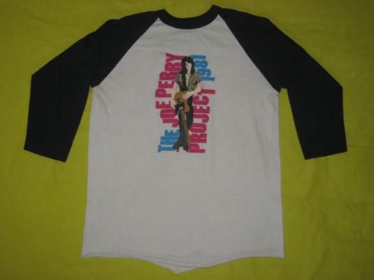 vintage THE JOE PERRY PROJECT 1981 TOUR T-Shirt aerosmith | Defunkd