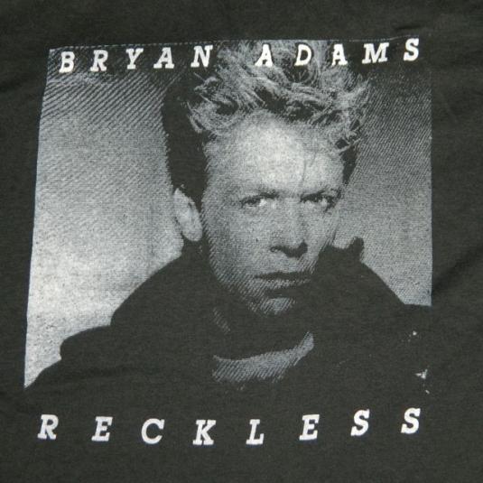 Vintage BRYAN ADAMS 1984 RECKLESS TOUR T-Shirt Muscle Tee | Defunkd