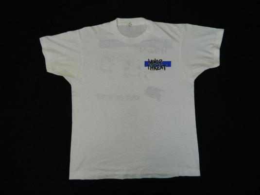 Vintage MINOR THREAT 80S OUT OF STEP T-Shirt sxe punk | Defunkd