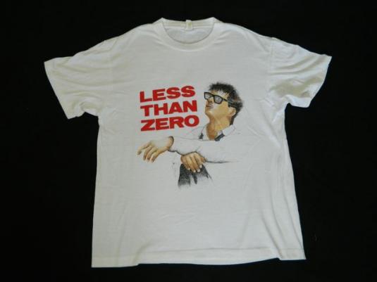 vintage LESS THAN ZERO 80S T-Shirt movie robert downey jr | Defunkd