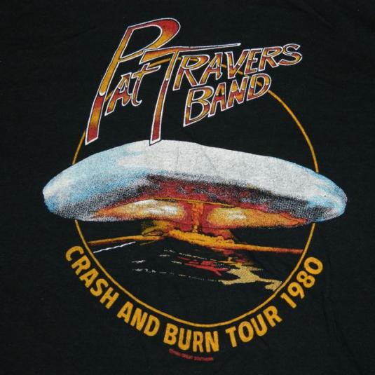 Vintage PAT TRAVERS BAND 1980 Tour T-Shirt concert xl | Defunkd
