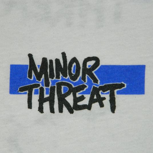 Vintage MINOR THREAT 80S OUT OF STEP T-Shirt sxe punk | Defunkd