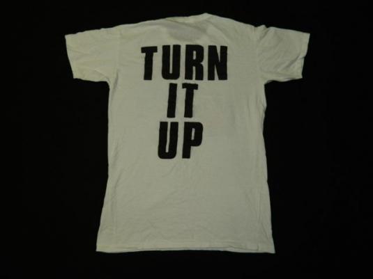 Vintage AUTOGRAPH TURN IT UP 1985 TOUR T-Shirt | Defunkd
