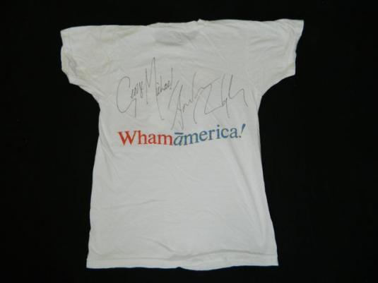 Vintage WHAM! 1985 Tour T-Shirt 80s Concert | Defunkd