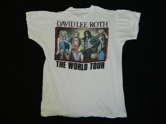 Vintage DAVID LEE ROTH Eat Em And Smile 1986 Tour T-Shirt | Defunkd