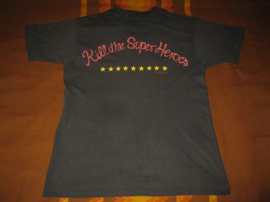 1992 SWERVEDRIVER KILL THE SUPERHEROES VINTAGE T-SHIRT | Defunkd