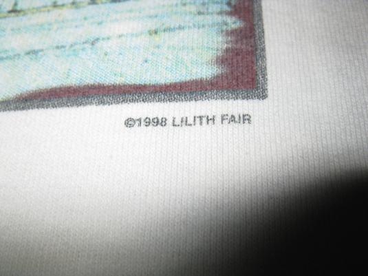 1998 LILITH FAIR VINTAGE T-SHIRT SINEAD O CONNOR LIZ PHAIR | Defunkd