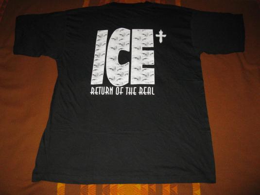 90s ICE-T RETURN OF THE REAL VINTAGE T-SHIRT RHYME SYNDICATE | Defunkd