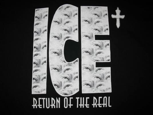 90s ICE-T RETURN OF THE REAL VINTAGE T-SHIRT RHYME SYNDICATE | Defunkd