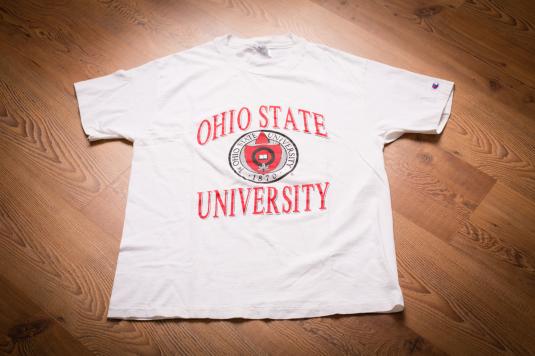 Ohio State University Crest T-shirt, Champion Brand, College | Defunkd