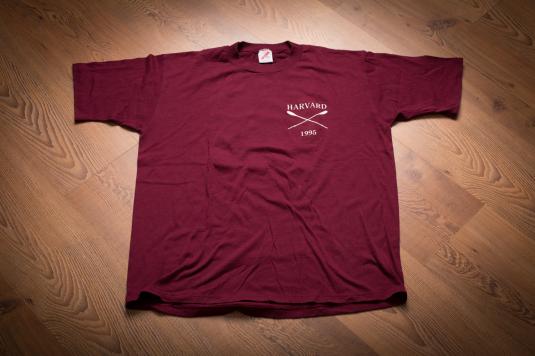 1995 Harvard University Rowing Crew T-Shirt, 95 Champions | Defunkd
