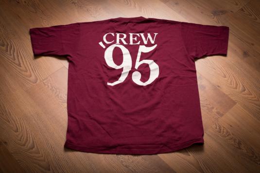 1995 Harvard University Rowing Crew T-Shirt, 95 Champions | Defunkd