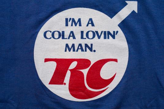 RC Cola T-Shirt, Vintage 1980s, Lovin’ Man Looking for Woman | Defunkd