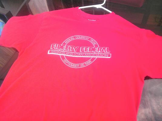 Vintage 1988 soft Bank Fidelity Federal Savings t-shirt Ohio | Defunkd