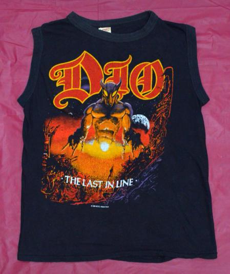 Vintage 80s DIO The Last In Line Sleeveless Tank T Shirt Sz | Defunkd