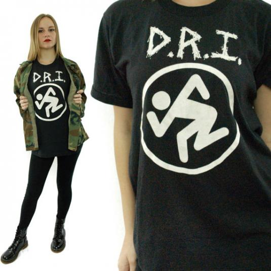 Vintage 80s D.R.I. Dirty Rotten Imbeciles Thrash Metal 50/50 | Defunkd