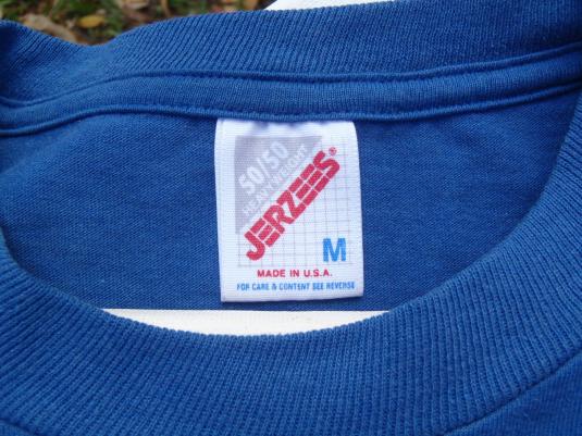 Vintage 1990s Frangus Elementary School Jazz Blue T Shirt M | Defunkd