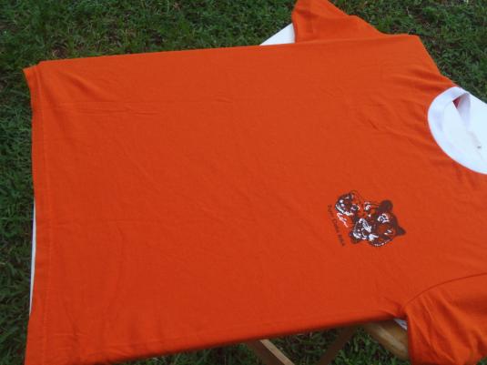 Vintage 1980s Tiger Cub Scout Orange Ringer T-Shirt S/M | Defunkd