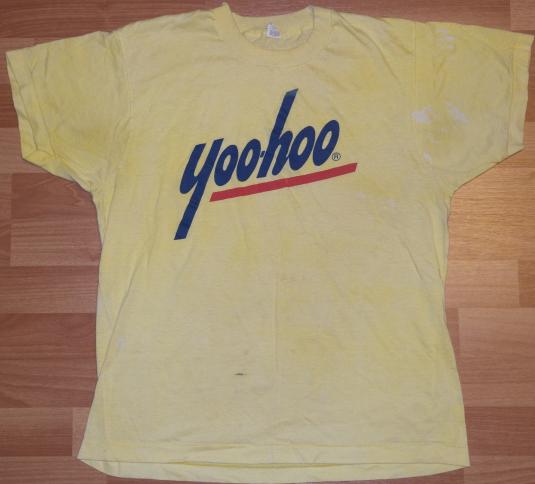 Vintage 1980’s Yoo-hoo Logo Soft Thin Screen Stars T-Shirt | Defunkd