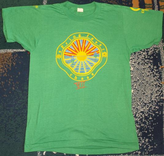 Vintage 1980s Spring Fever Race Running Sun T-Shirt | Defunkd