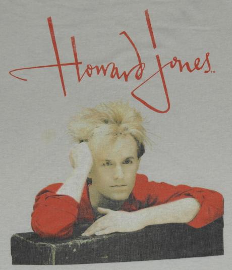 Vintage 1980s HOWARD JONES Pop Music Concert Tour T-Shirt | Defunkd