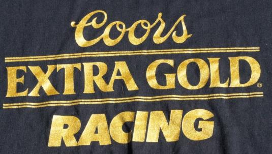 1980s COORS Beer Extra Gold Racing Screen Stars | Defunkd