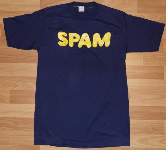 Vintage 1980s SPAM Logo Advertising Soft Thin T-Shirt | Defunkd