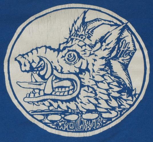 Vintage 1980s Warthog Baseball Mascot Logo T-Shirt | Defunkd