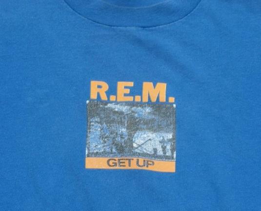 Vintage 1980s 1989 R.E.M. REM Get Up Concert Tour T Shirt | Defunkd