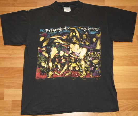 VTG 1990’s The TRAGICALLY HIP Fully Completely Tour T-Shirt | Defunkd