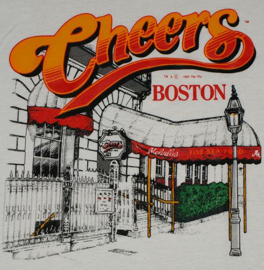 vintage Cheers boston T-shirt 1990s Deadstock Never Worn | Defunkd