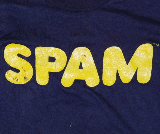 Vintage 1980s SPAM Logo Advertising Soft Thin T-Shirt | Defunkd