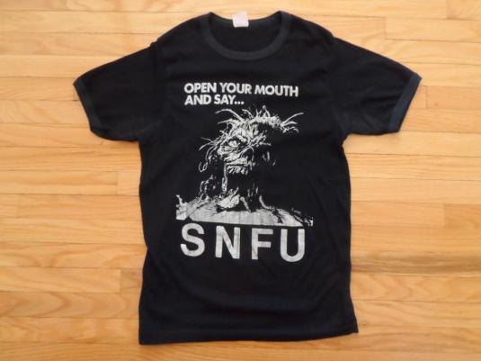 Vintage SNFU tour T | Defunkd
